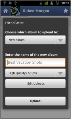 Facebook FriendCaster Android App and Download
