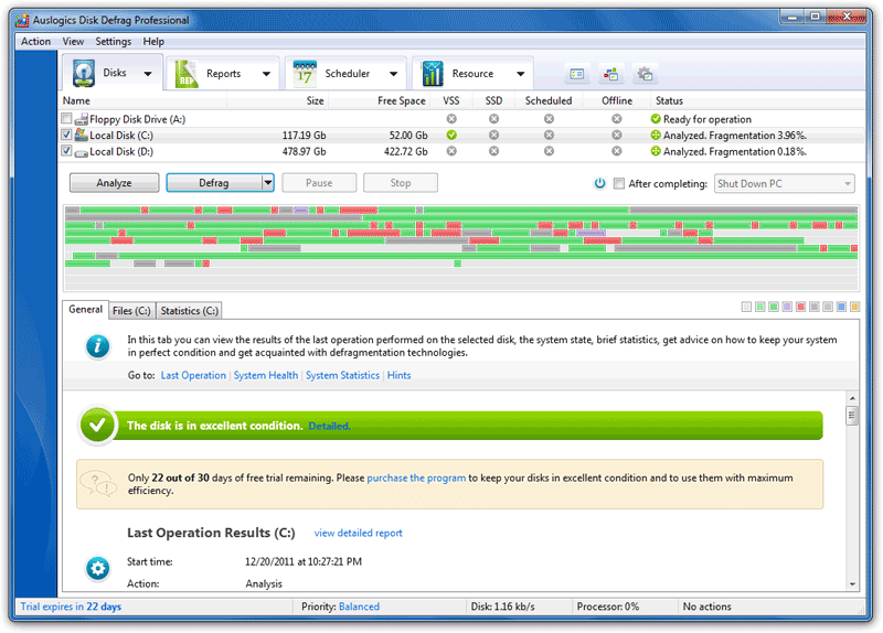 Auslogics Disk Defrag Pro Review