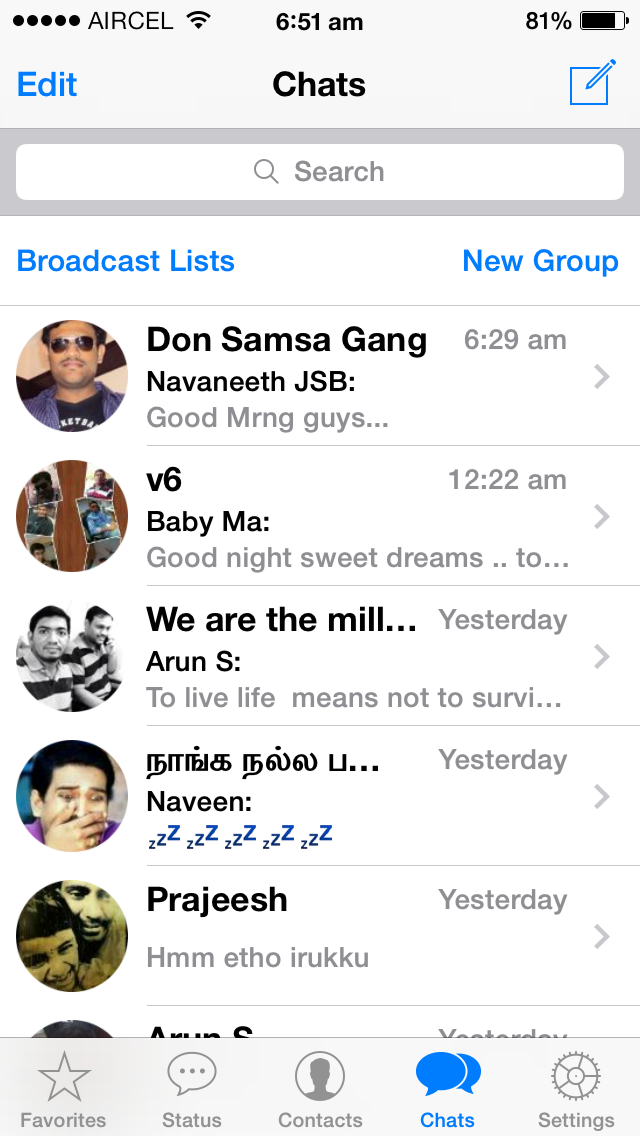 WhatsApp Messenger iOS 7 Updated, Download Now