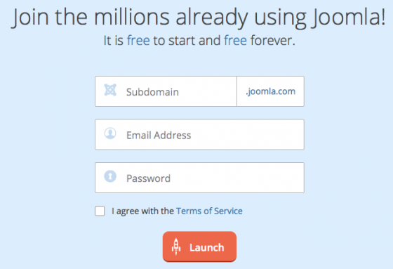 Create Free Joomla Website at Joomla.com