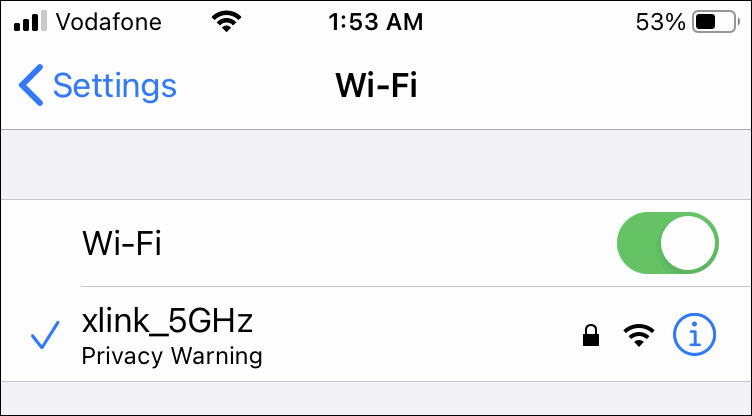 iPhone Privacy Warning WiFi Fix, What does it mean?